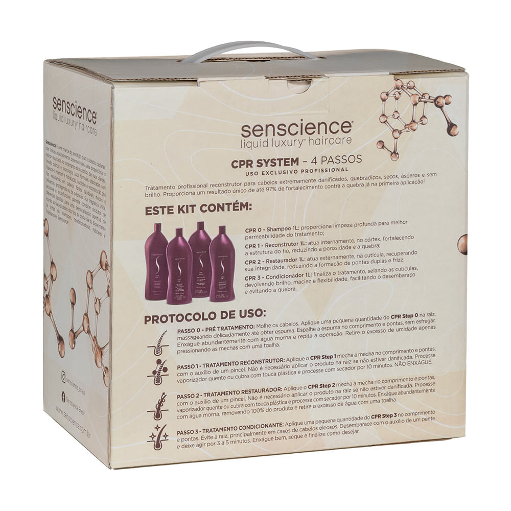 CPR System Kit 4 Passos - prohair